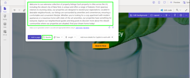 Discover Copilot Page Creation in SharePoint: Page With Copilot